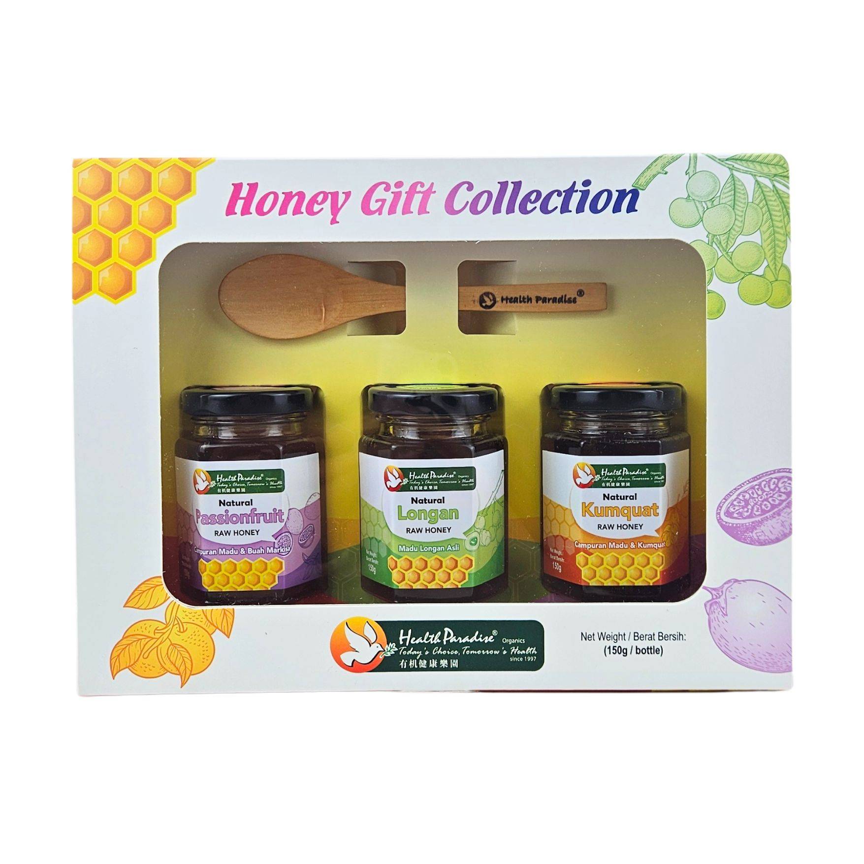 Health Paradise Honey Gift Set 150g x 3 bottles